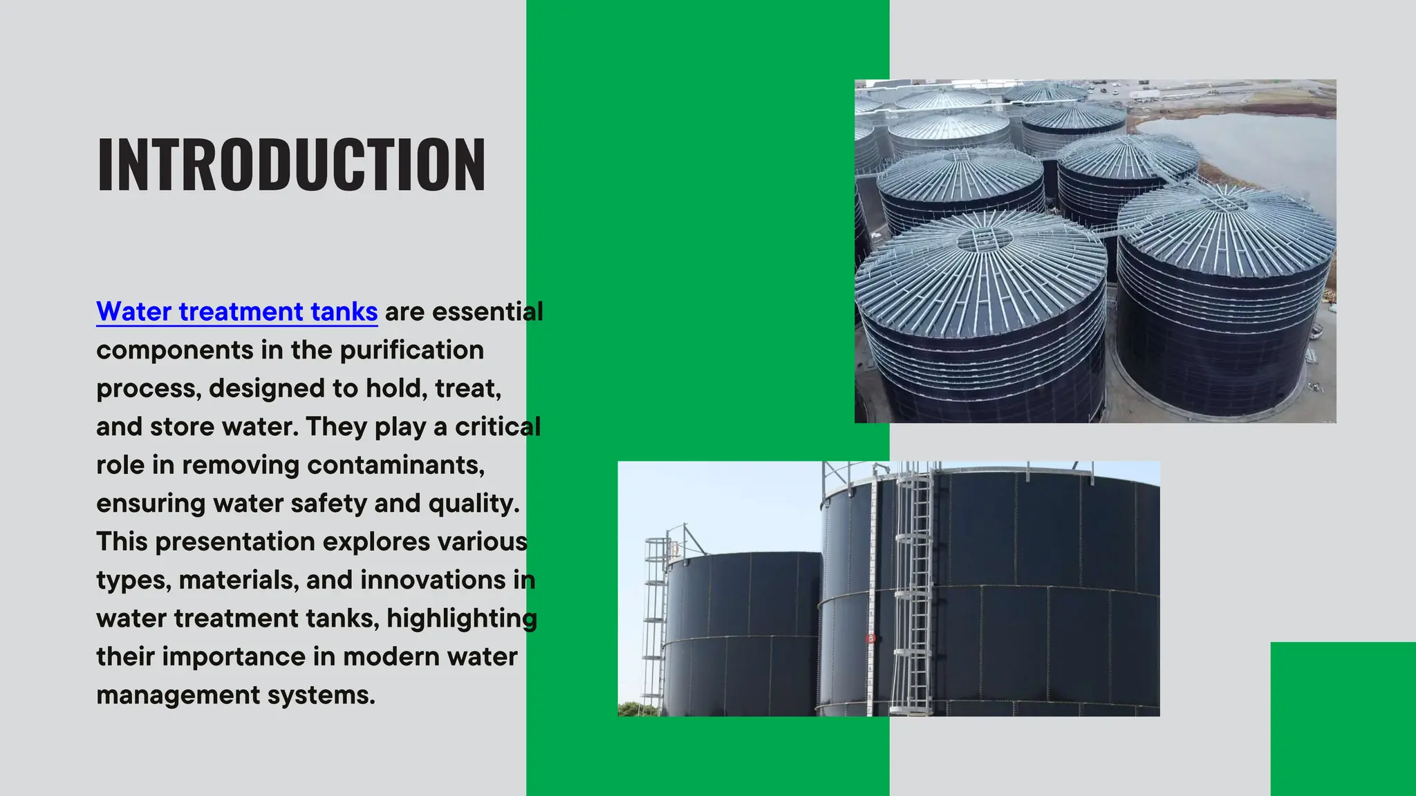 Introduction to Water Treatment Tanks.pptx