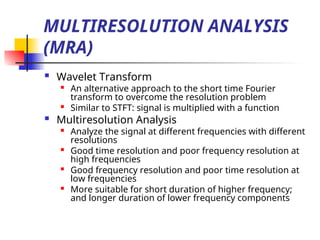 Introduction to Wavelet by bushan patil.ppt