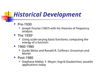 Introduction to Wavelet by bushan patil.ppt