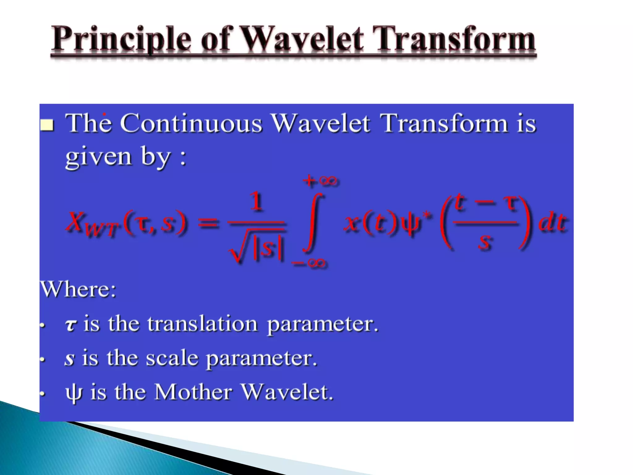 Introduction To Wavelet Transform With Applications To Dsp Pptx