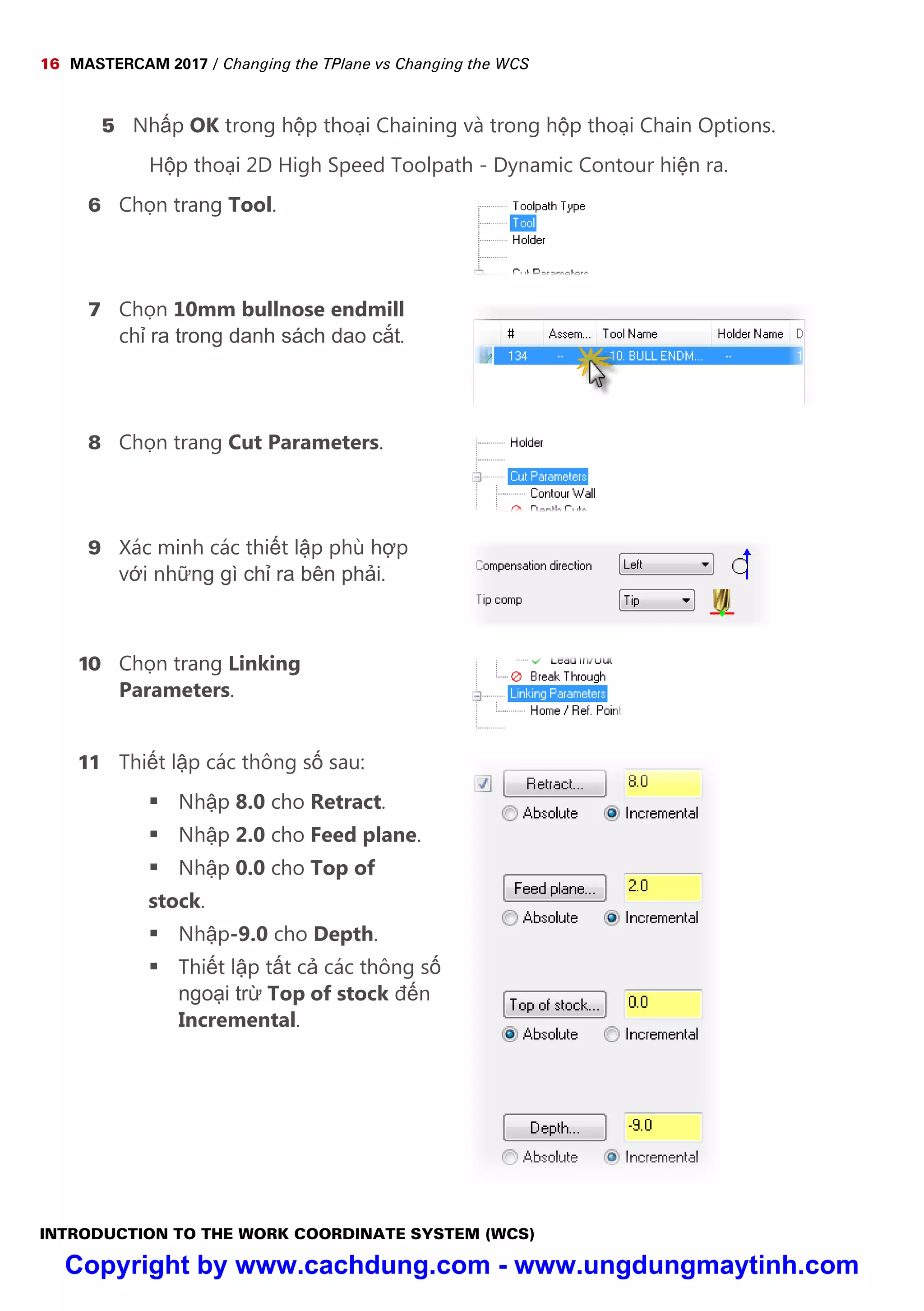 Giao trinh lam quen voi he toa do gia cong wcs tren Mastercam 2017 | PDF