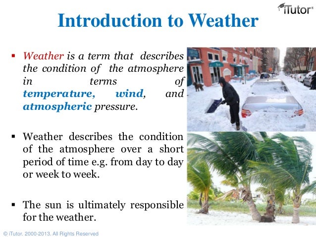Introduction to Weather