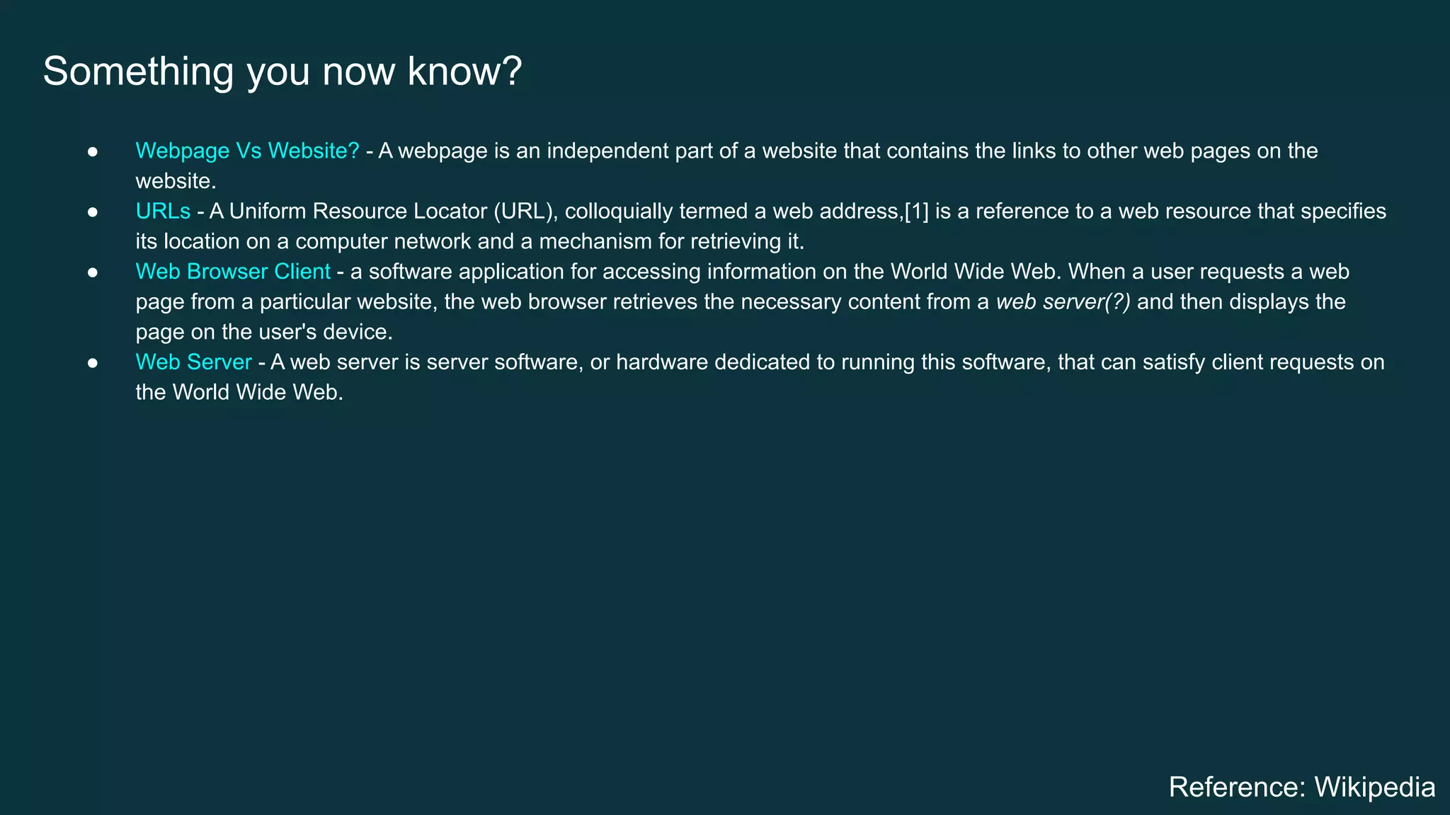 Introduction to Web Development | PPT