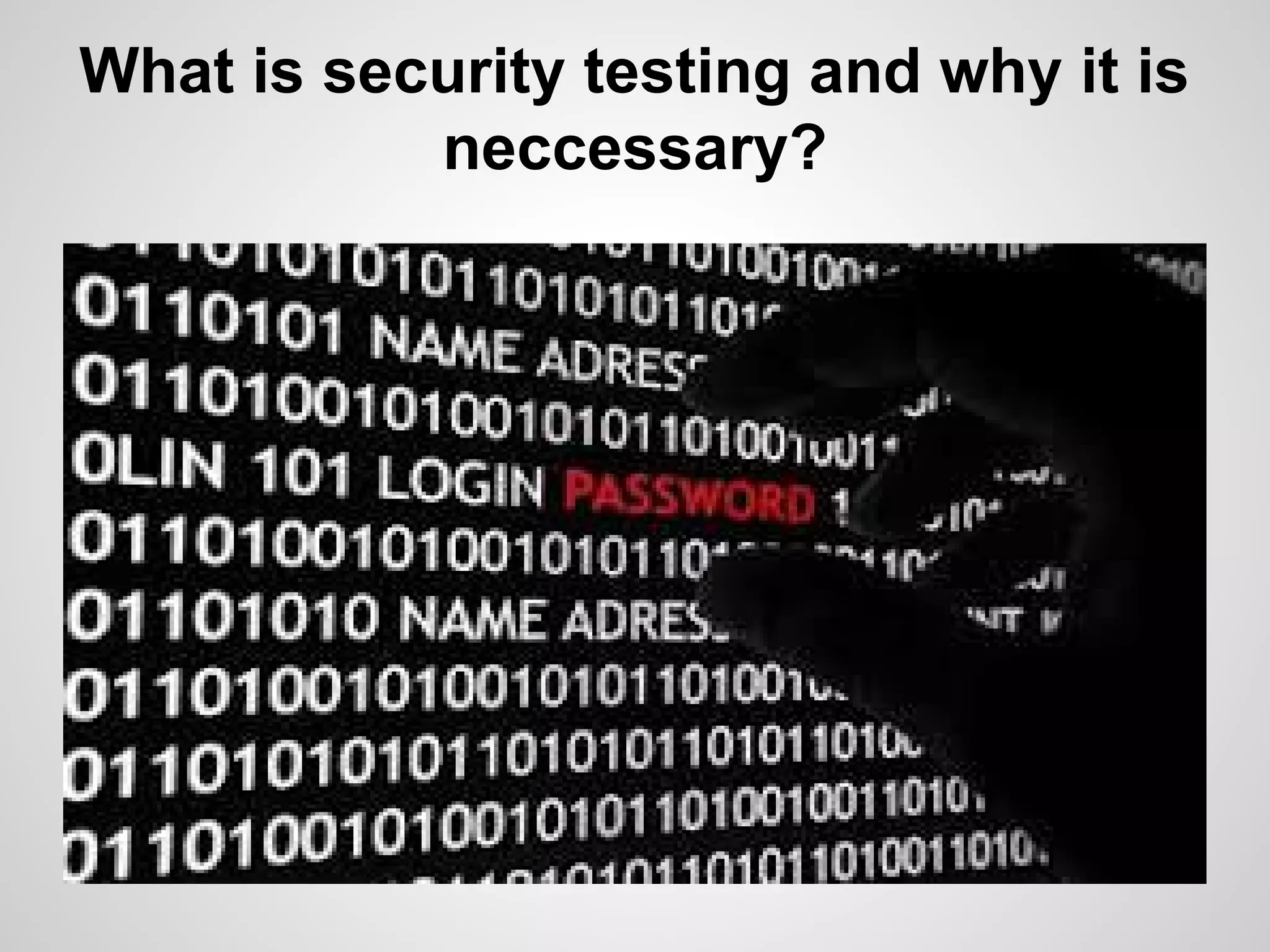 Introduction To Web Application Security Testing Ppt