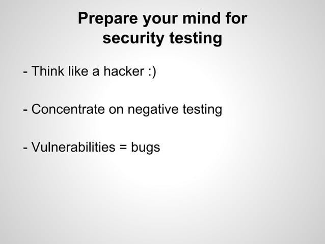 Introduction To Web Application Security Testing Ppt