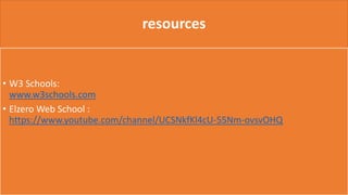 Introduction to web development | PPT