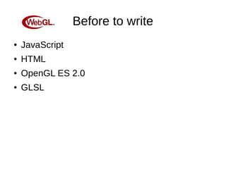 Introduction to webGL | ODP