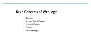 Introduction to weblogic | PPT