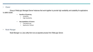 Introduction to weblogic | PPT