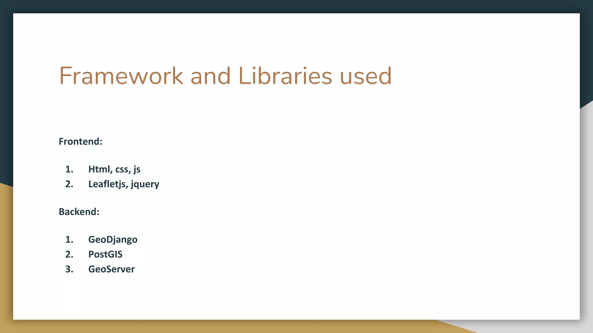 Introduction To Web Mapping And Web Gis 2020 Geodjango Ppt