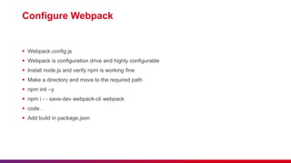 Introduction to Webpack 5.0 Presentation | PPTX