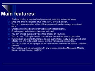 Introduction to Web Page Design OT and Network | PPT