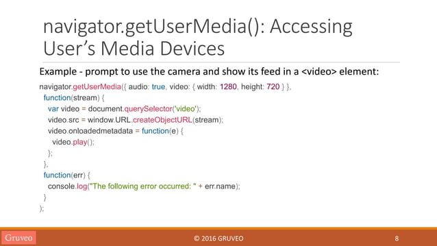 Introduction to WebRTC | PPTX