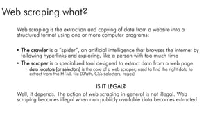 Introduction to web scraping | PDF