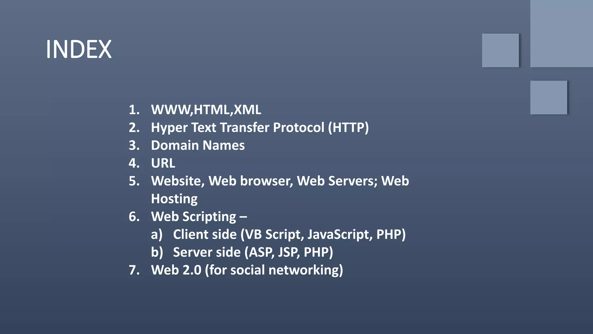 Introduction to web services | PPTX
