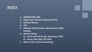 Introduction to web services | PPTX