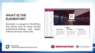 Introduction to Website Creation without Coding with Elementor Wordpress | PPT