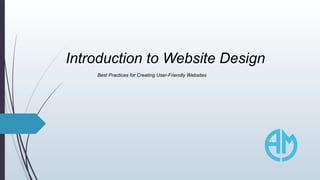 Introduction to Website Design and Development .pptx