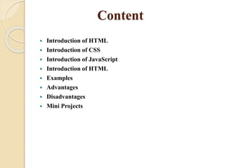 Introduction to Web Technologies PPT.pptx
