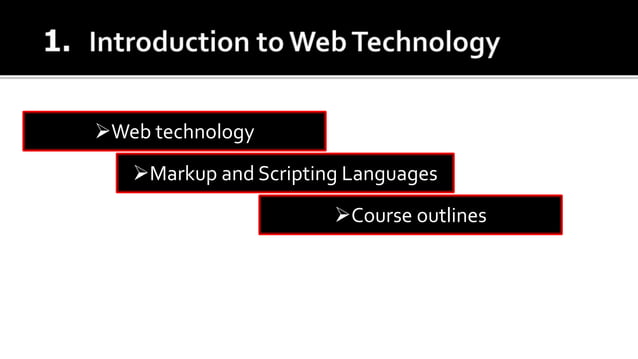 Introduction to web technology | PPT