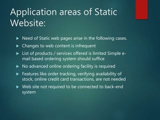 Introduction to web technology | PPTX