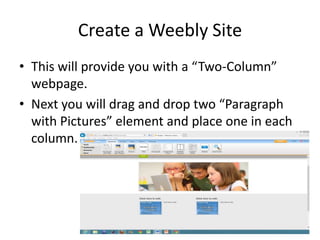 Introduction to weebly | PPTX