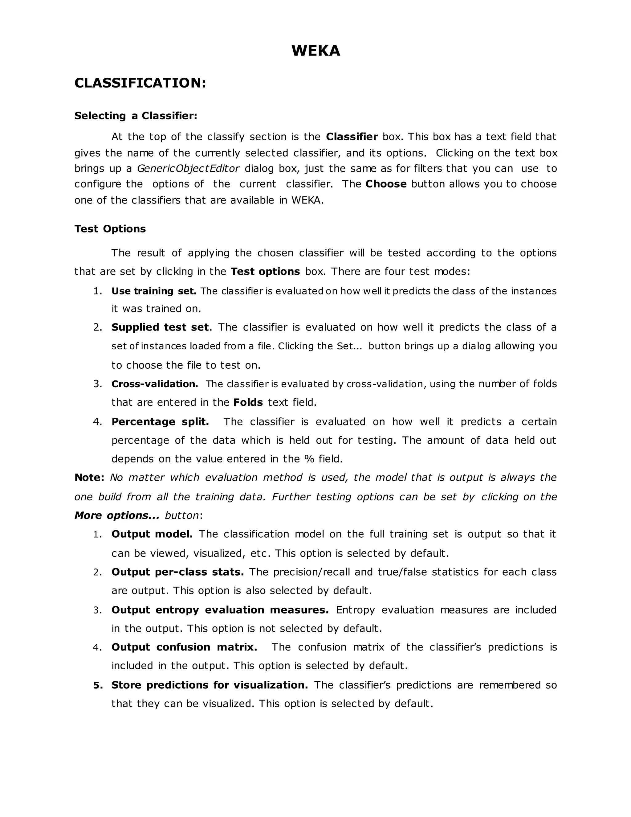 Introduction to weka | PDF