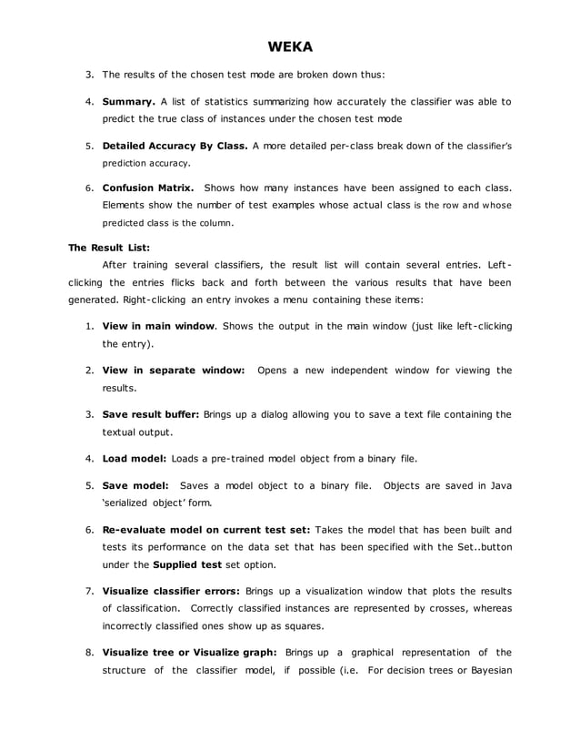 Introduction to weka | PDF