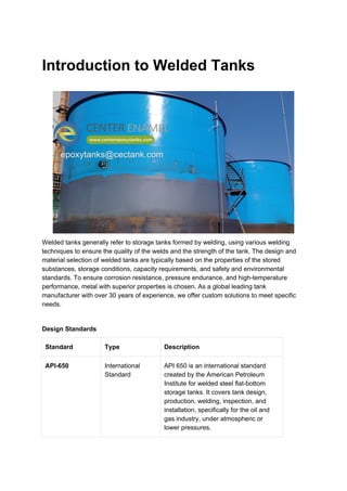 Introduction to Welded Tanks for Storage Solutions.docx