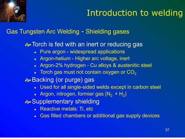 Introduction to welding processes | PPT | Business | Business and Finance