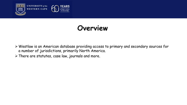 Introduction to WestLaw | PPTX | Search | Internet