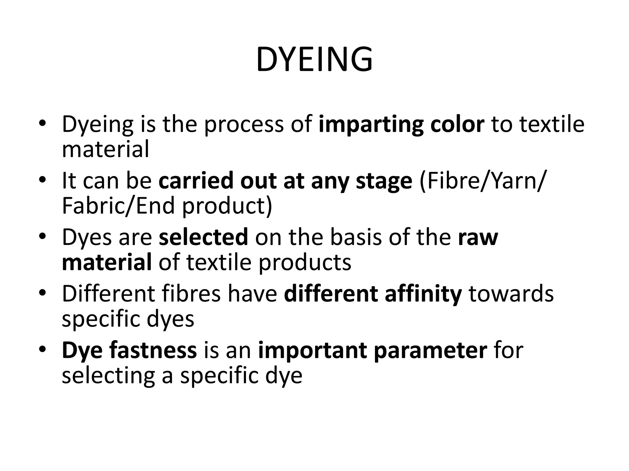 Introduction to wet processing of fabric | PDF