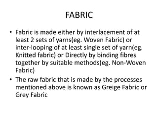 Introduction to wet processing of fabric | PDF