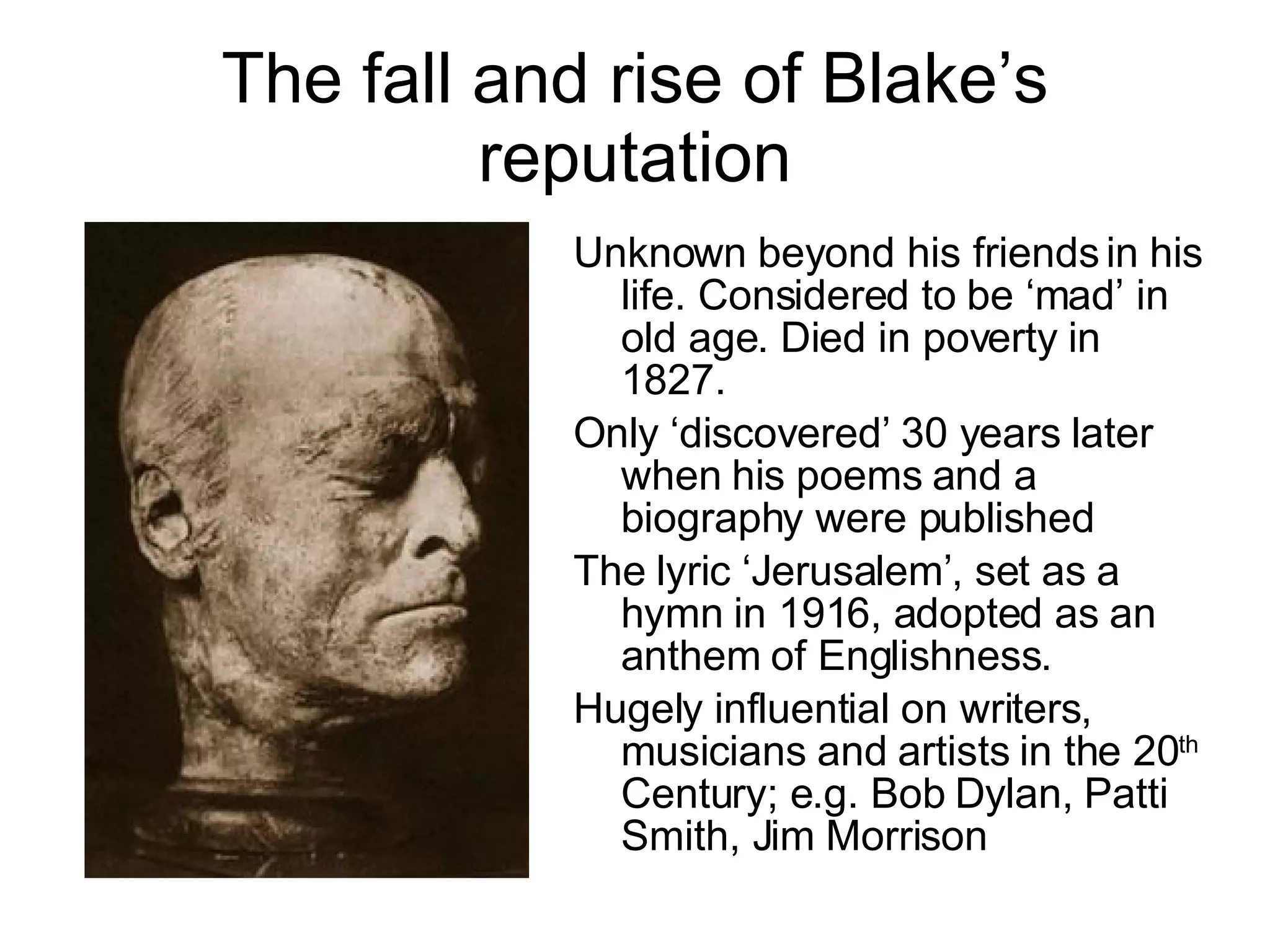 Introductionto William Blake | PPT