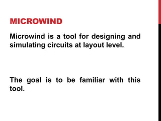 Introduction to µwind | PPTX
