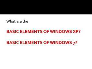 Introduction to Windows | PPTX
