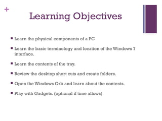 Introduction to Windows 7 | PPT