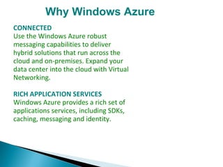 Introduction to Windows Azure | PDF | Cloud Computing | Internet