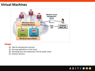 Introduction to windows azure IaaS , PaaS | PPTX