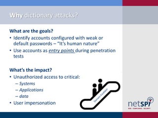 Introduction to Windows Dictionary Attacks | PDF