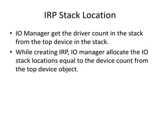 Introduction to windows kernel | PPT