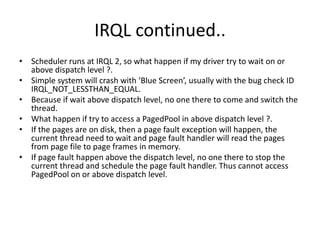 Introduction to windows kernel | PPT