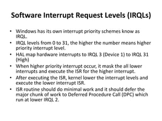 Introduction to windows kernel | PPTX
