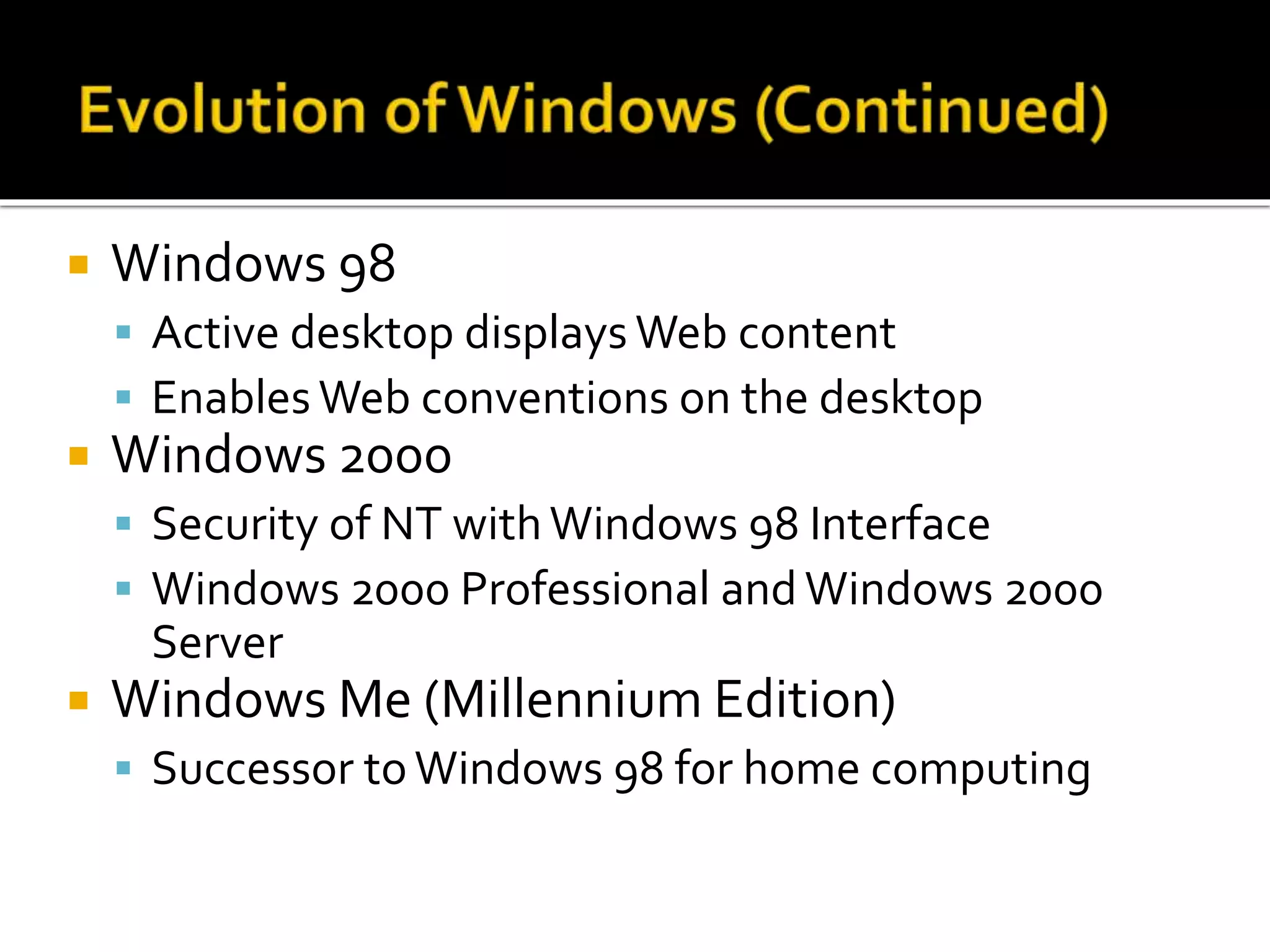 Introduction to windows shanawaz | PPTX