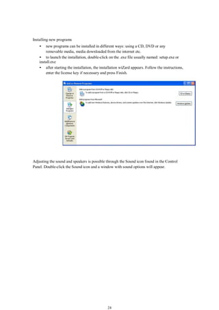 Introduction to windows xp | PDF