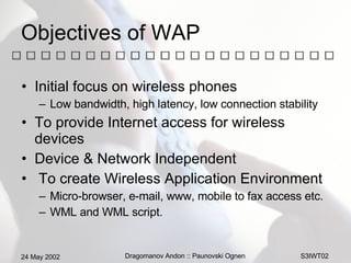 WAP 2.0 | PPT