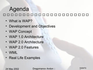 Introduction to wireless application protocol (wap)ogi | PPT