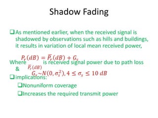 Introduction To Wireless Fading Channels | PPT