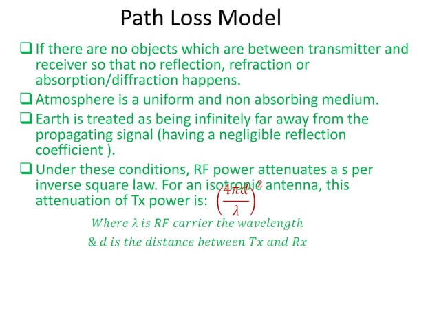 Introduction To Wireless Fading Channels | PPT | Computer Networking | Computing