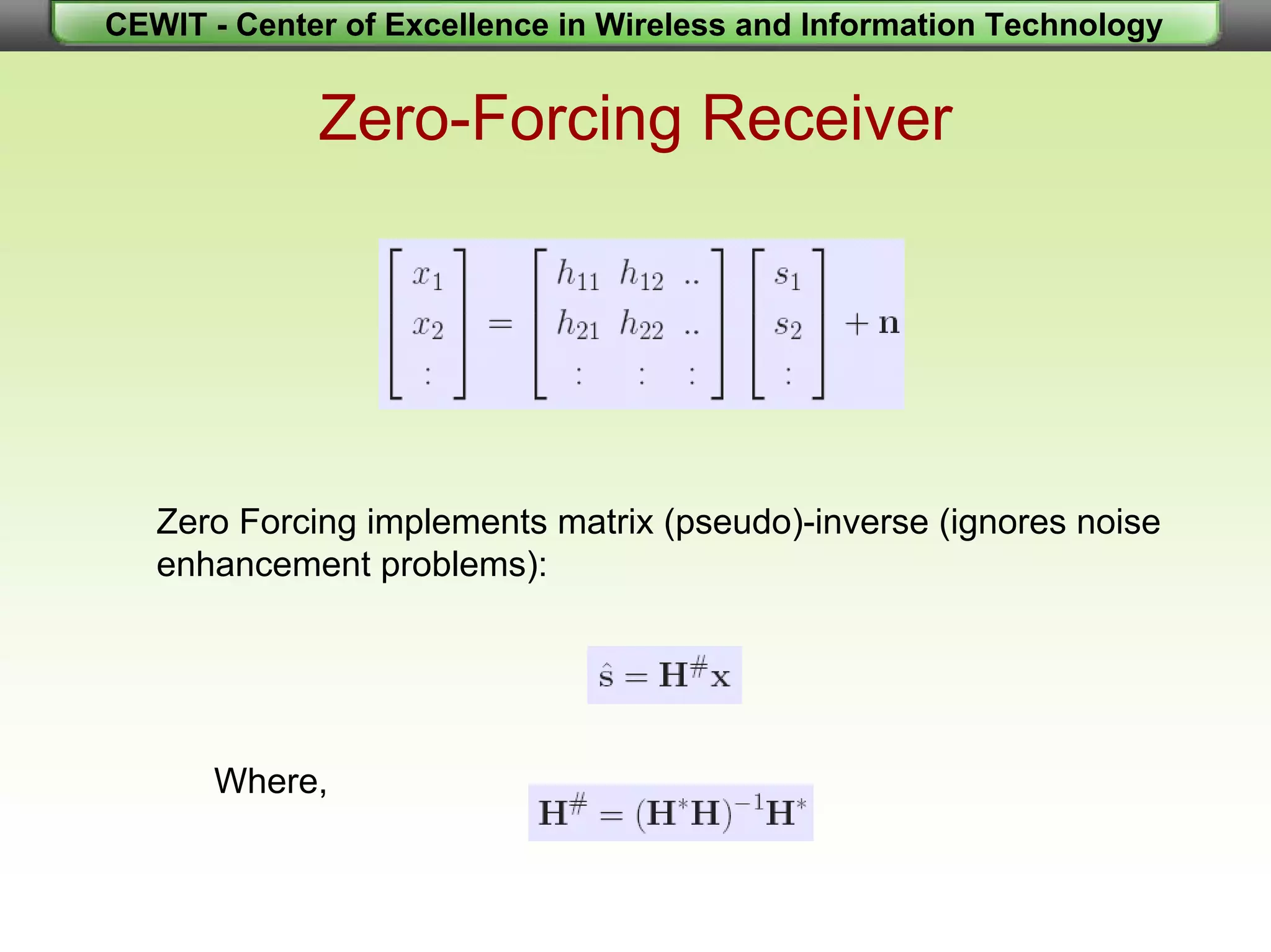 Introduction to Wireless MIMO – Theory and Applications | PDF